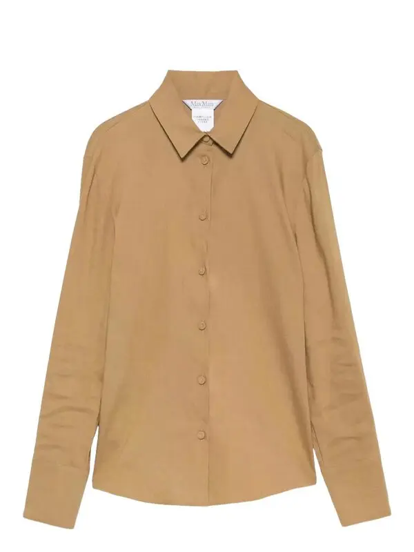 Max Mara Badesse Long-sleeve Shirt - Neutrals
