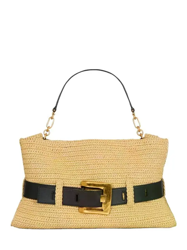 Balmain Medium Anthem Bag - Neutrals