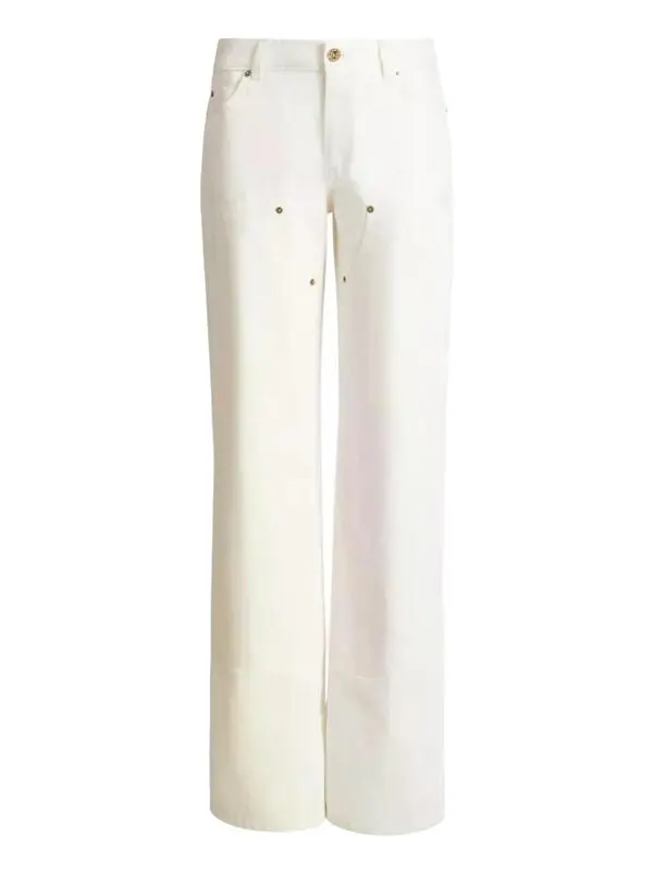Balmain Loose-fit Denim Jeans - White