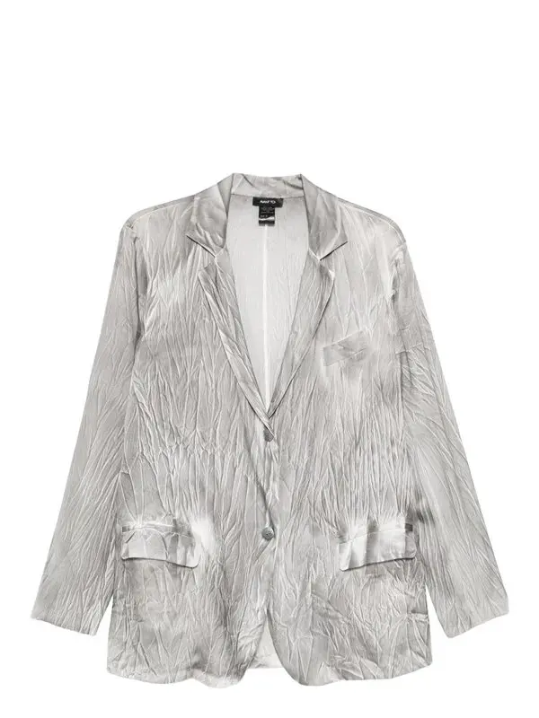 Avant Toi Silk Double-breasted Jacket - Grey