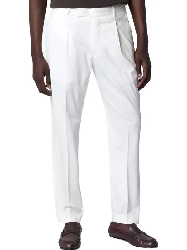 PT TORINO Straight-leg Trousers - White