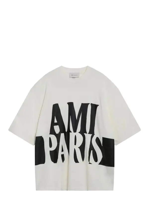Ami Logo-print T-shirt - White