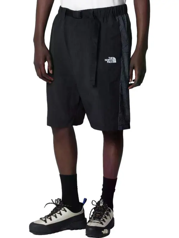 The North Face Grid-pattern Shorts - Black