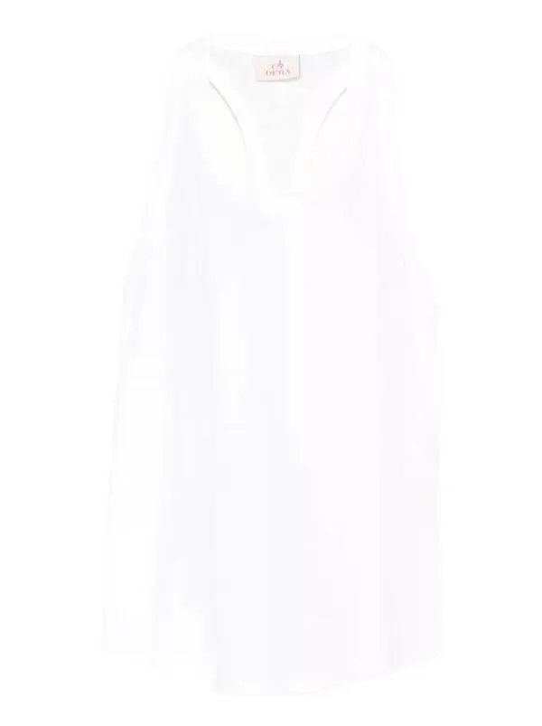 DEHA Racer-back Tank Top - White