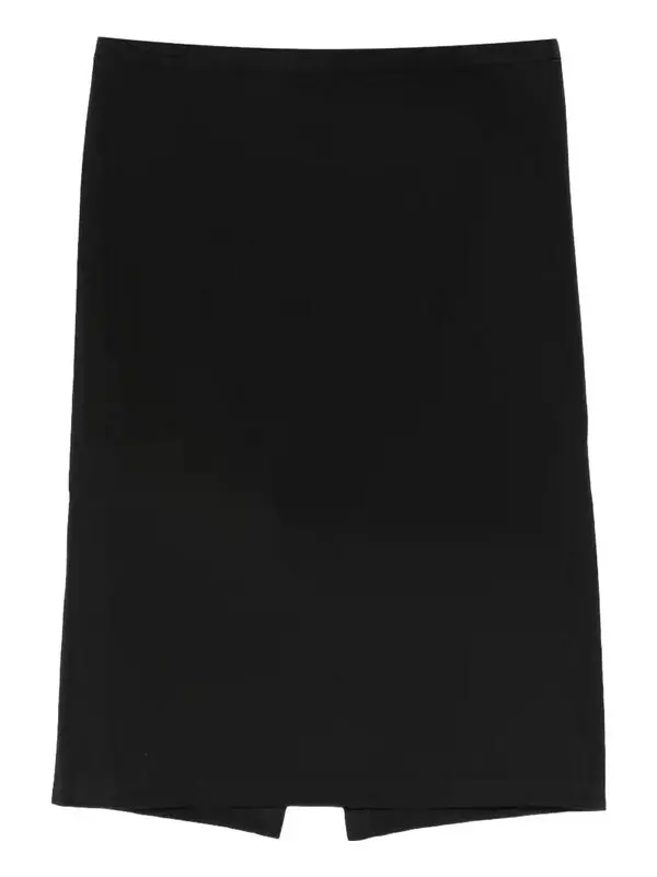 DEHA Midi Skirt With Drawstring - Black