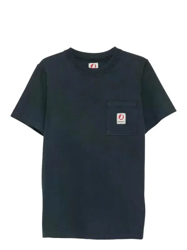 MURPHY&NYE Logo-patch Pocket T-shirt - Blue