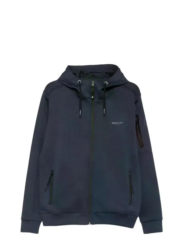 MURPHY&NYE Zip-up Drawstring Hoodie - Blue