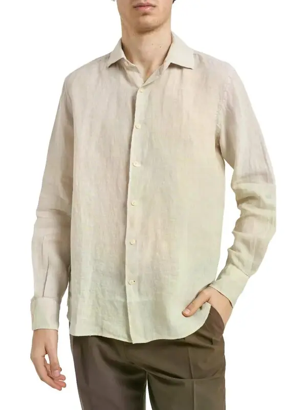 MC2 SAINT BARTH Pamplona Long-sleeve Button-up Shirt - Neutrals