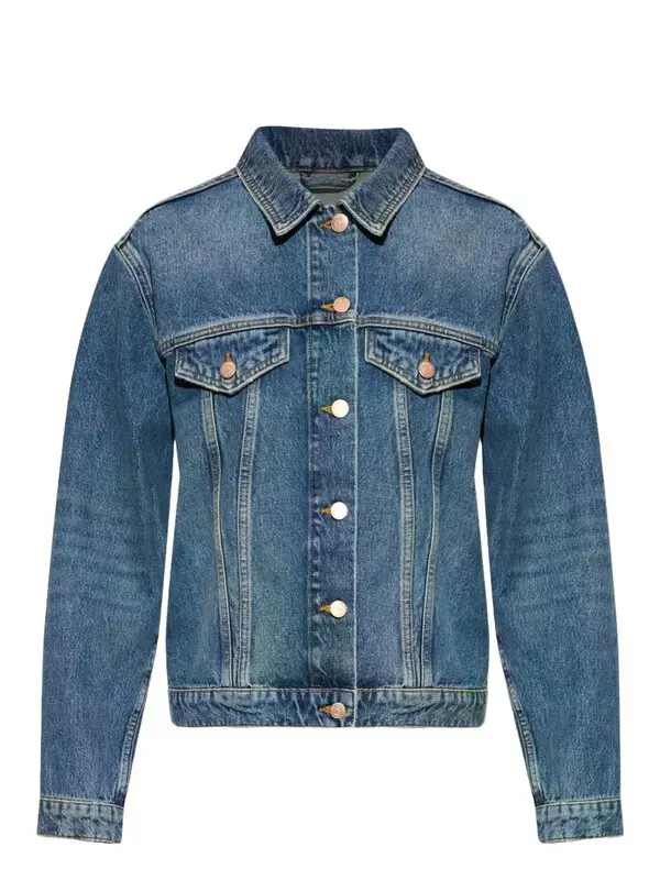 Emporio Armani Button-up Denim Jacket - Blue
