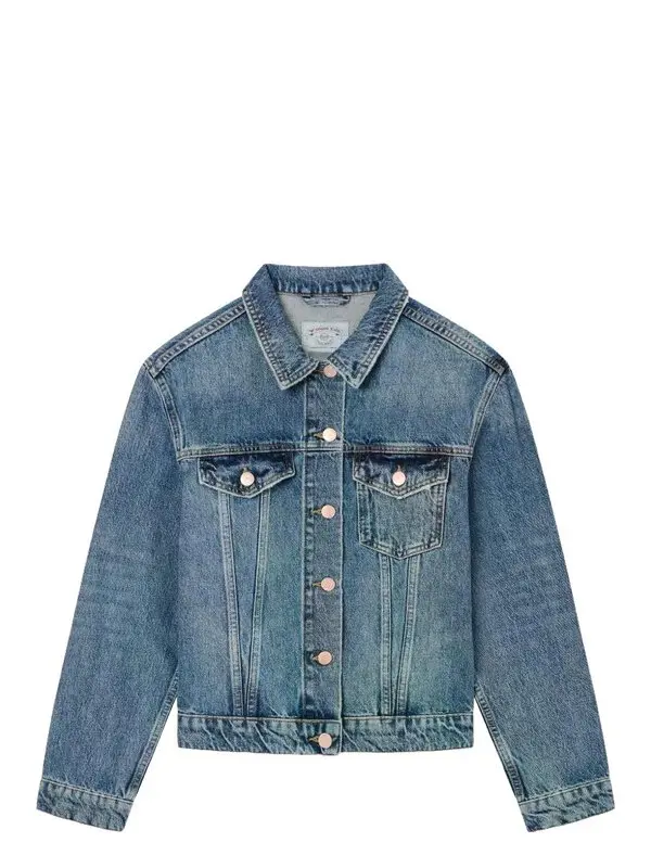 Emporio Armani Button-up Denim Jacket - Blue