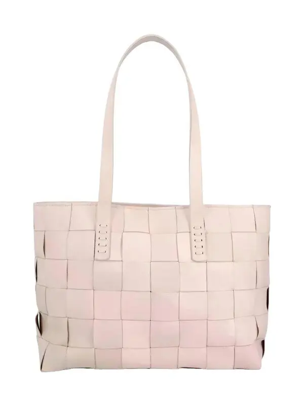 Dragon Diffusion Woven Leather Shoulder Bag - Neutrals
