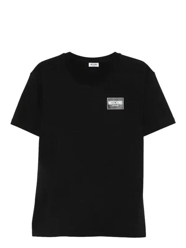 Moschino Logo-print T-shirt - Black