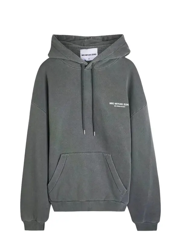 MKI MIYUKI ZOKU Drawstring Hoodie - Grey