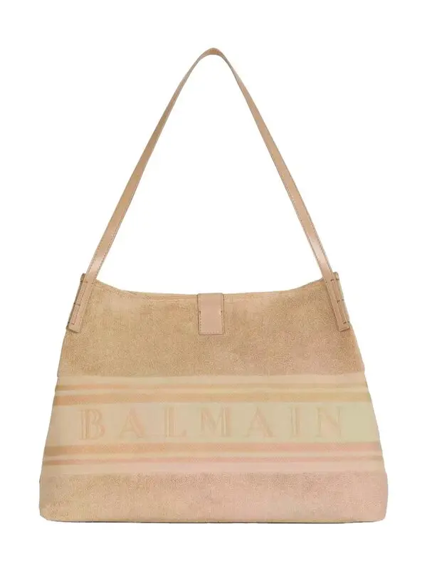 Balmain Medium Release Tote Bag - Neutrals
