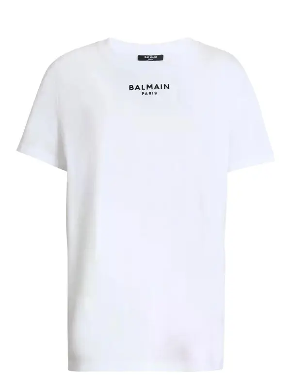 Balmain Paris Embroidered T-shirt - White