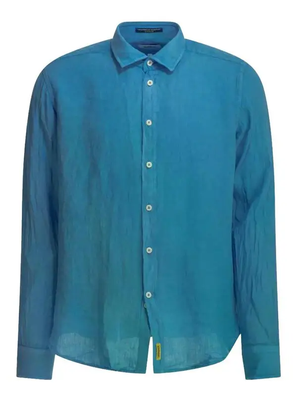 B.D.BAGGIES Bradford Linen Shirt - Blue