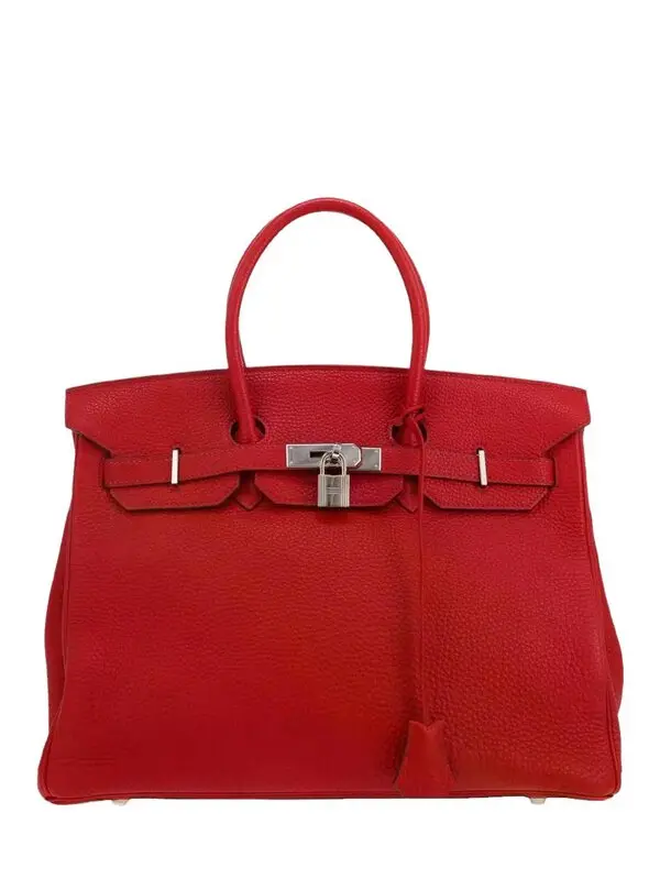 Hermès Birkin 35 Leather Handbag - Red