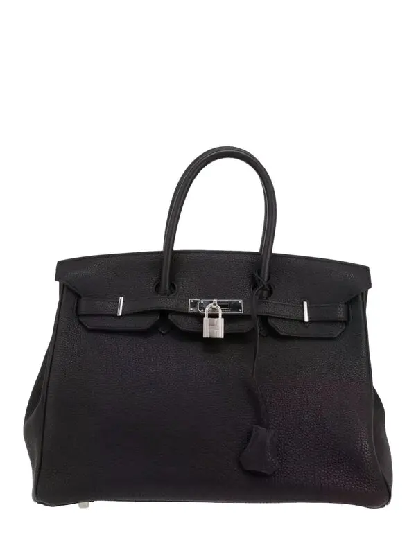 Hermès 2010 Birkin 35 Tote Bag - Black