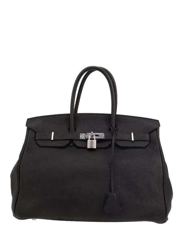 Hermès 2015 Birkin 35 Tote Bag - Black