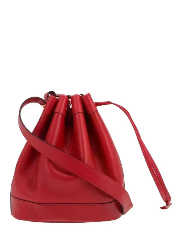 Hermès Market Leather Shoulder Bag - Red