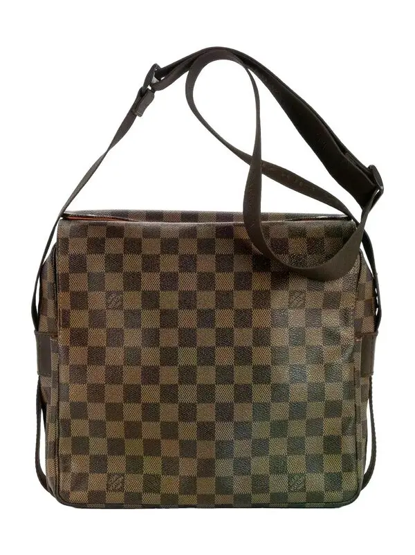 LOUIS VUITTON Damier Ebene Naviglio Messenger Bag - Brown