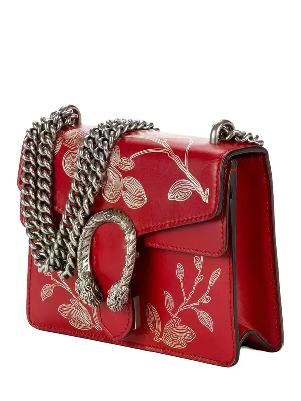 Gucci Dionysus Floral-print Shoulder Bag - Red