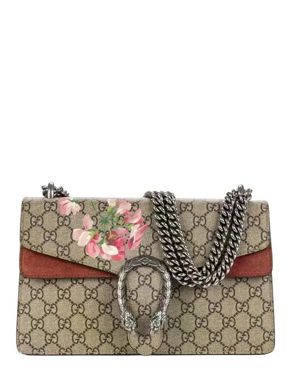 Gucci Dionysus Gg Blooms Shoulder Bag - Neutrals