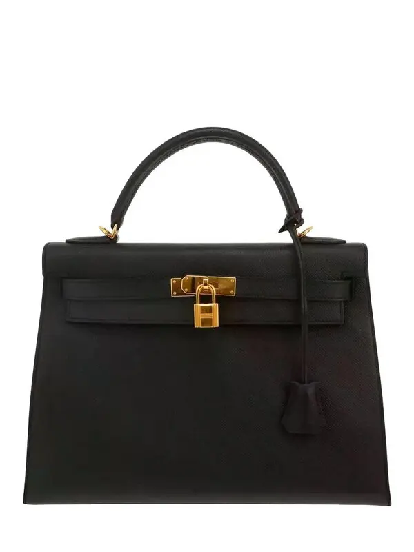 Hermès 2016 Kelly 32 Handbag - Black