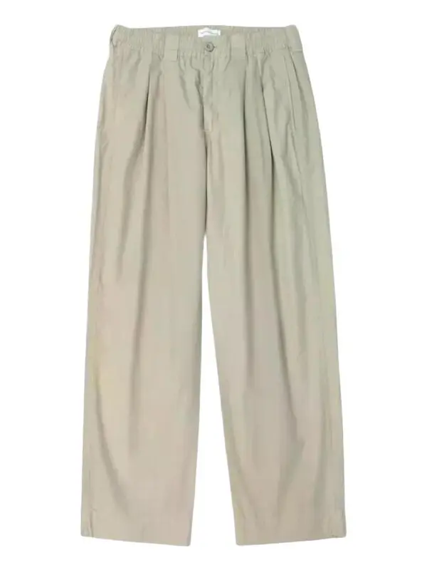 DEAN EDMONDS Elasticated-waist Trousers - Neutrals