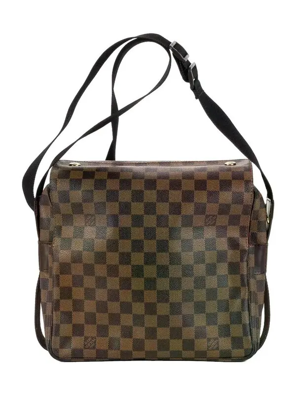 LOUIS VUITTON Damier Ebene Naviglio Messenger Bag - Brown