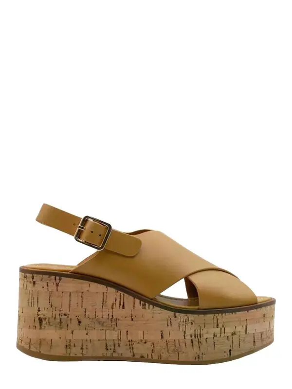 PALOMA BARCELO Nus Heeled Sandals - Yellow