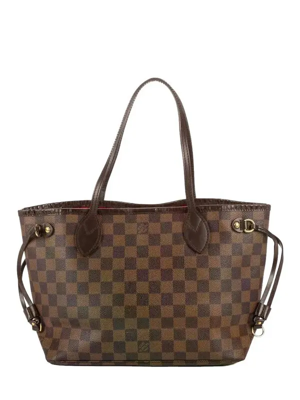 LOUIS VUITTON 2008 Neverfull Tote Bag - Brown