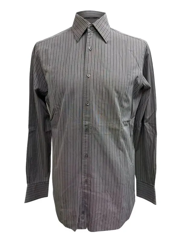 Gucci Striped Button-down Shirt - Grey
