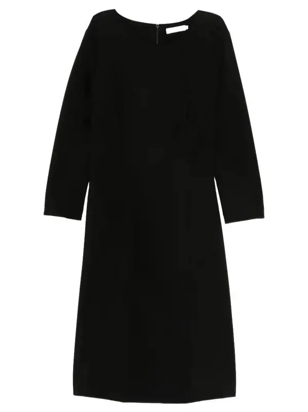 ANDIATA Yonna Long-sleeve Midi Dress - Black