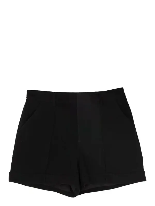 Cinq À Sept Mindy Turned-up Shorts - Black