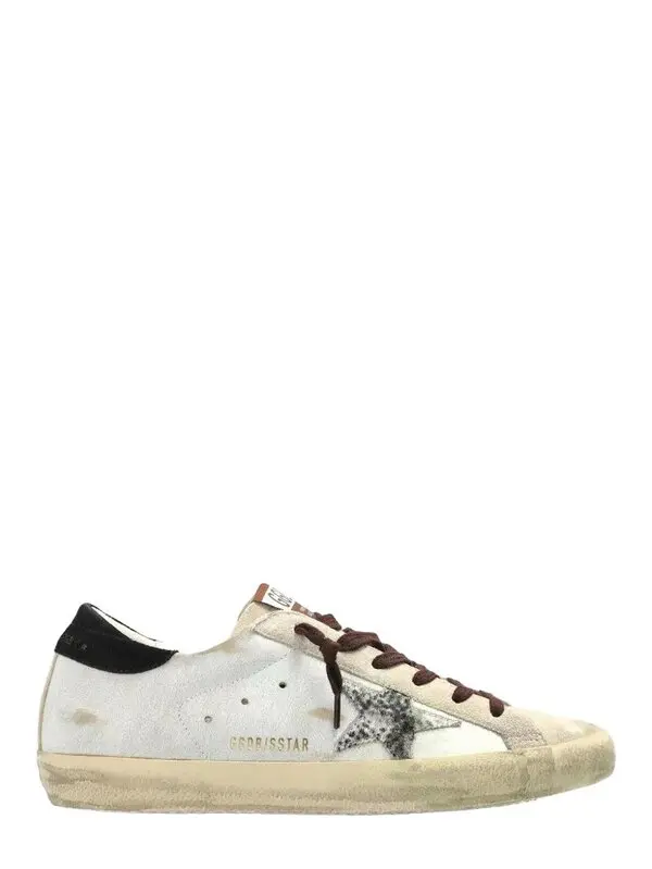 GOLDEN GOOSE Super-star Animal-print Sneakers - Neutrals