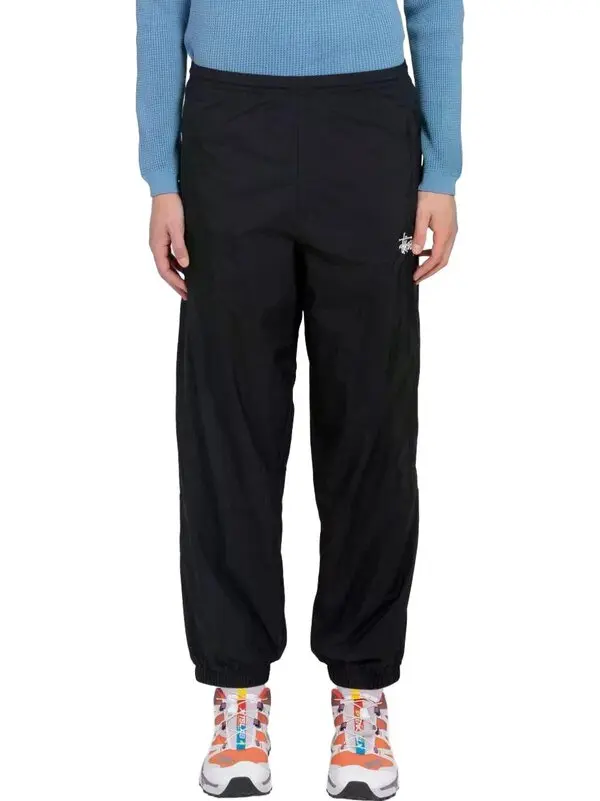 StÜssy Logo-print Track Pants - Black