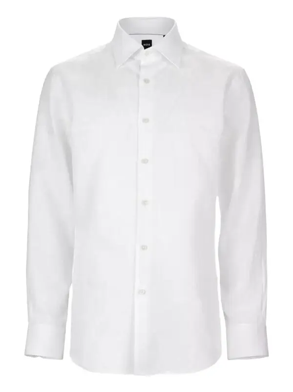 BOSS Classic Collar Shirt - White