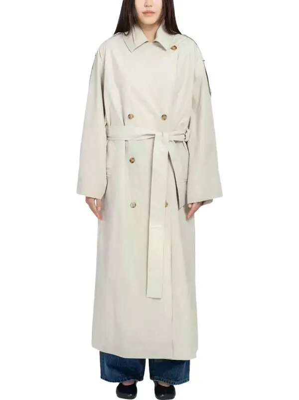 MINIMUM Double-breasted Belted Coat - Neutrals