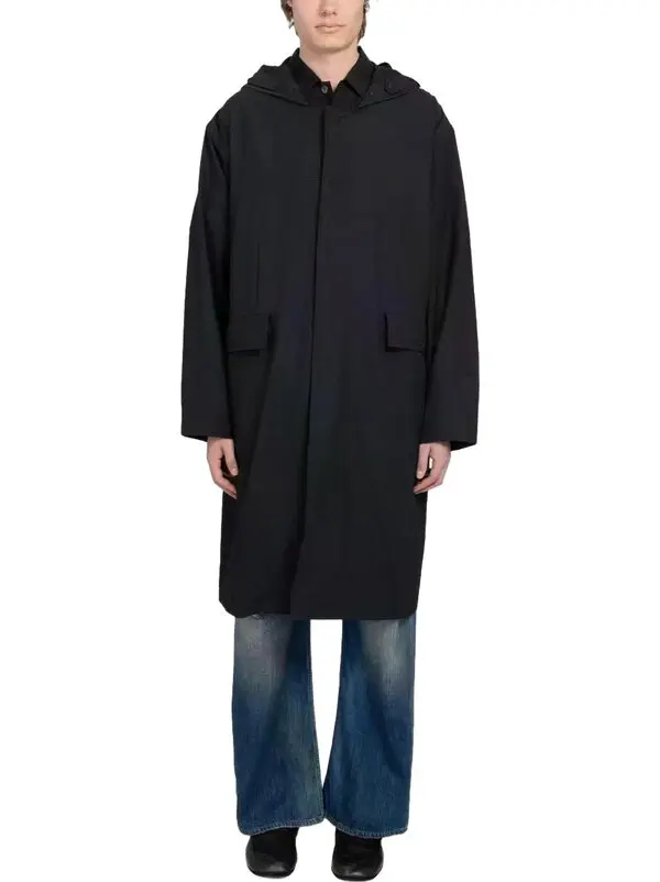 Our Legacy Shower Hooded Parka - Black