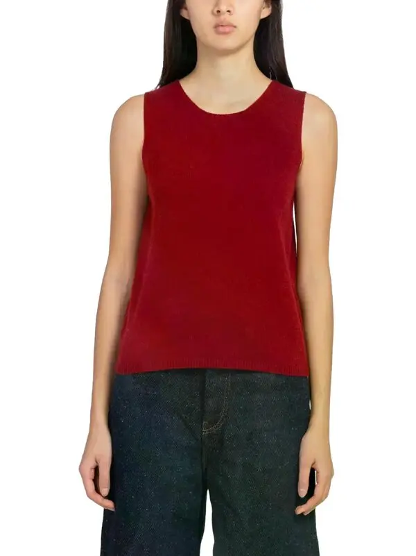 MINIMUM Auburns Knitted Gilet - Red