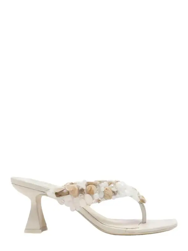 Cult Gaia Abi Sandals - White