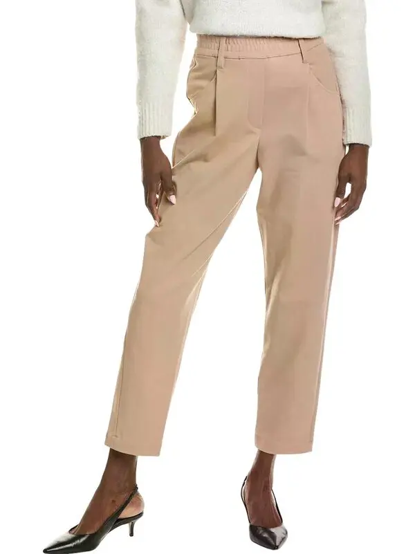 Brunello Cucinelli Tailored High-waisted Trousers - Neutrals
