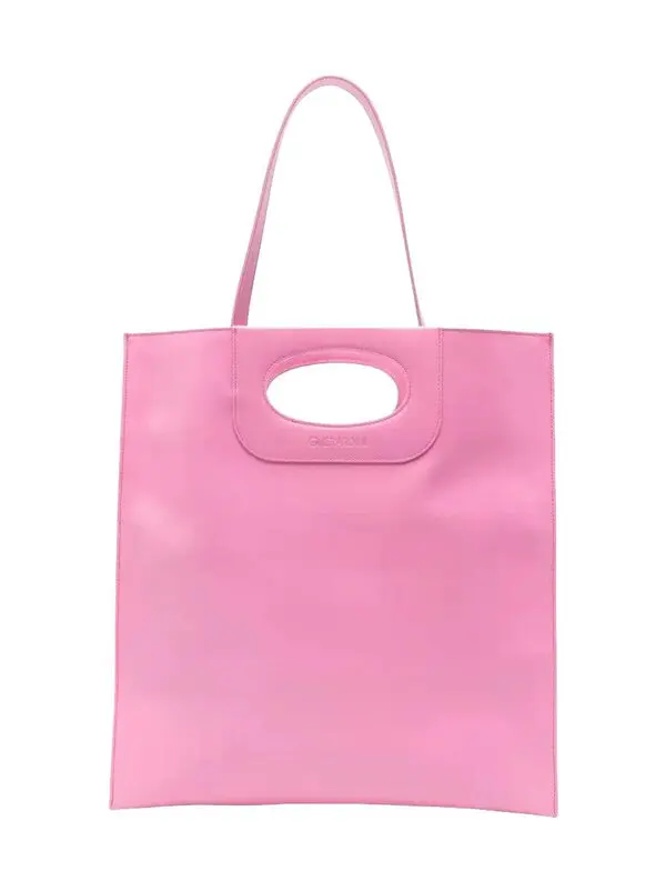 GHERARDINI Piattina Cut-out Handle Clutch Bag - Pink