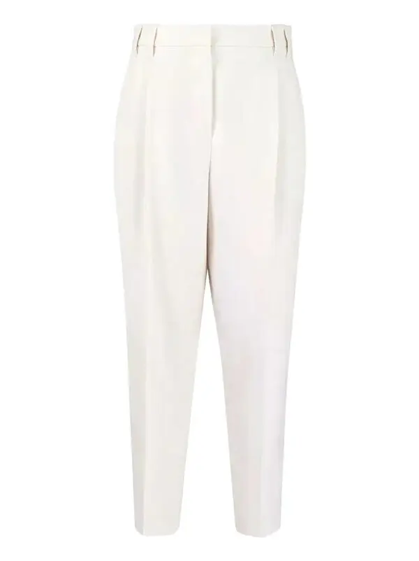 Brunello Cucinelli Pleated Tailored Trousers - Neutrals