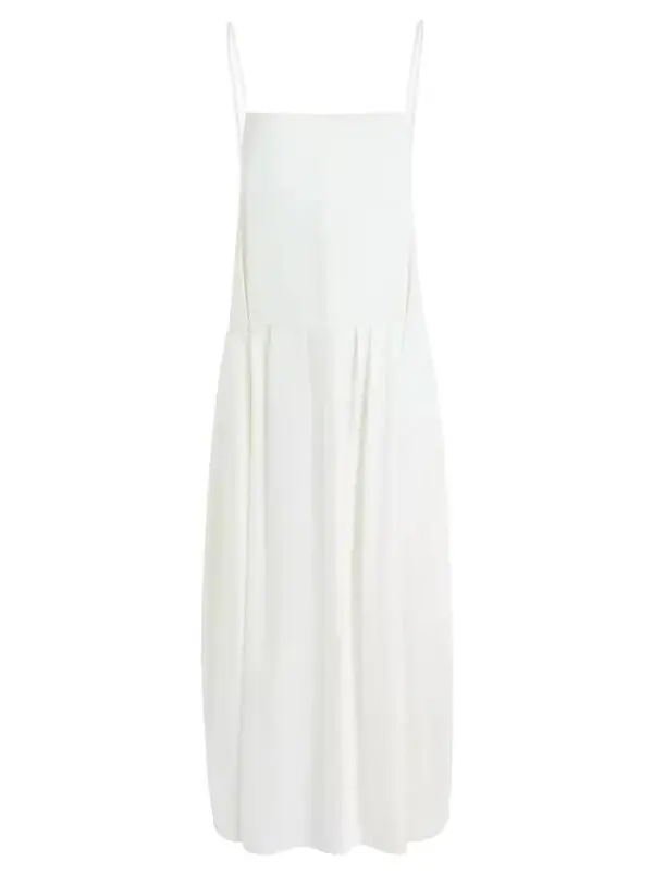Khaite Adira Cotton Dress - White