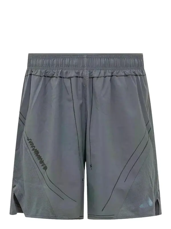 Adidas X Song For The Mute Logo-print Shorts - Grey