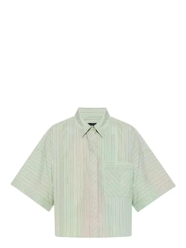 Rag & Bone Marin Striped Shirt - Green