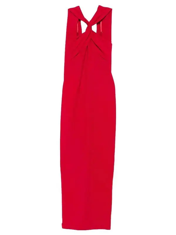 Solace London Rona Maxi Dress - Red