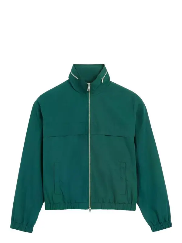 Ami Cotton And Nylon Canvas Windbreaker - Green